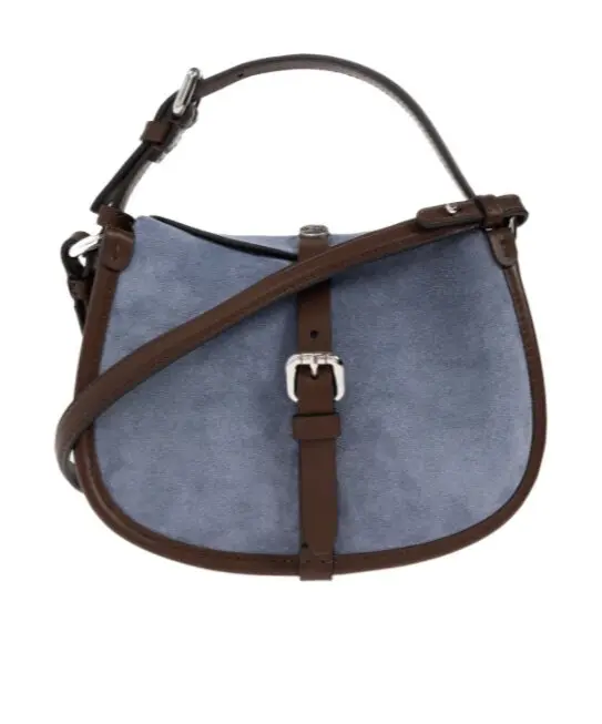 Etro Small Buckle-fastening Shoulder Bag - Gray