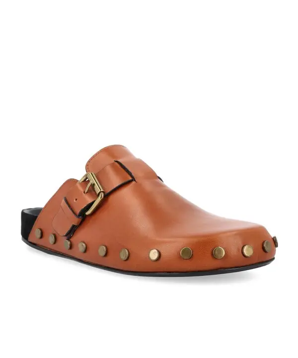 Isabel Marant Étoile Buckled Studded Flat Sandals
