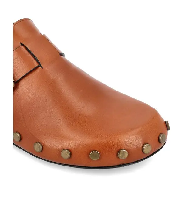 Isabel Marant Étoile Buckled Studded Flat Sandals