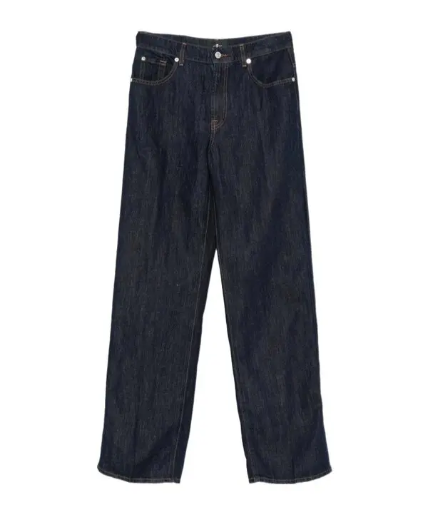 7 For All Mankind Stovepipe Jeans - Black