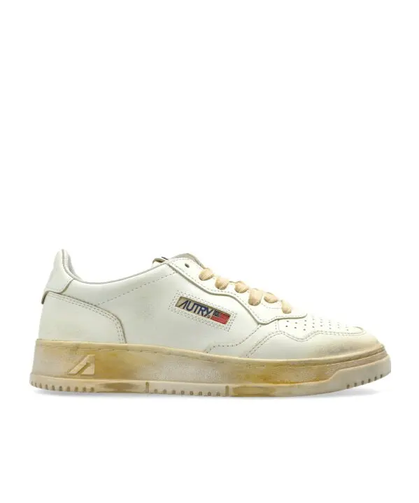 AUTRY Super Vintage" Lace-up Sneakers - White