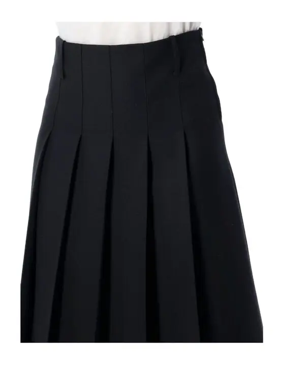 A.p.c. Pleated Flared Skirt