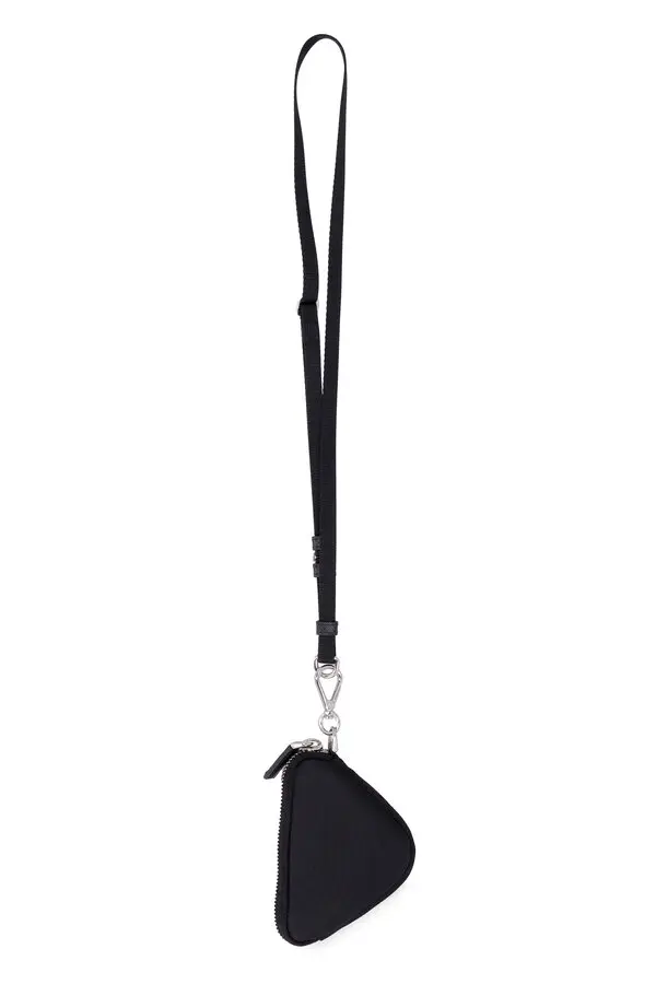 Prada Re-nylon Triangle Pouch Keyring