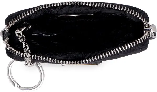 Prada Re-nylon Triangle Pouch Keyring