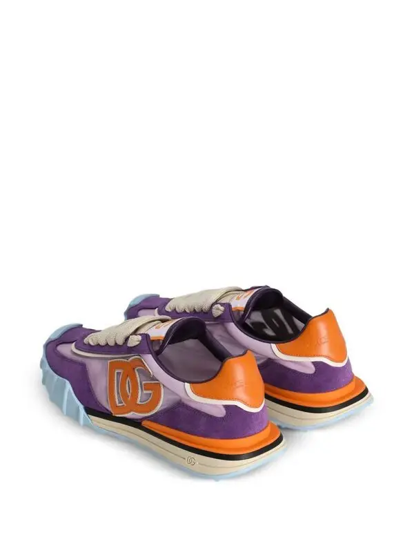 Dolce & Gabbana Dg Athletic Low-top Sneakers - Lavender And Multicolour