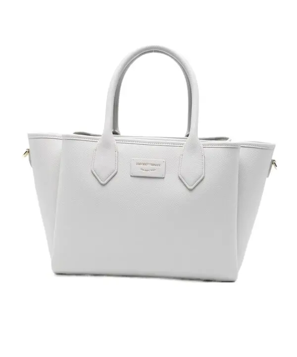 Emporio Armani Medium Shoulder Bag - White
