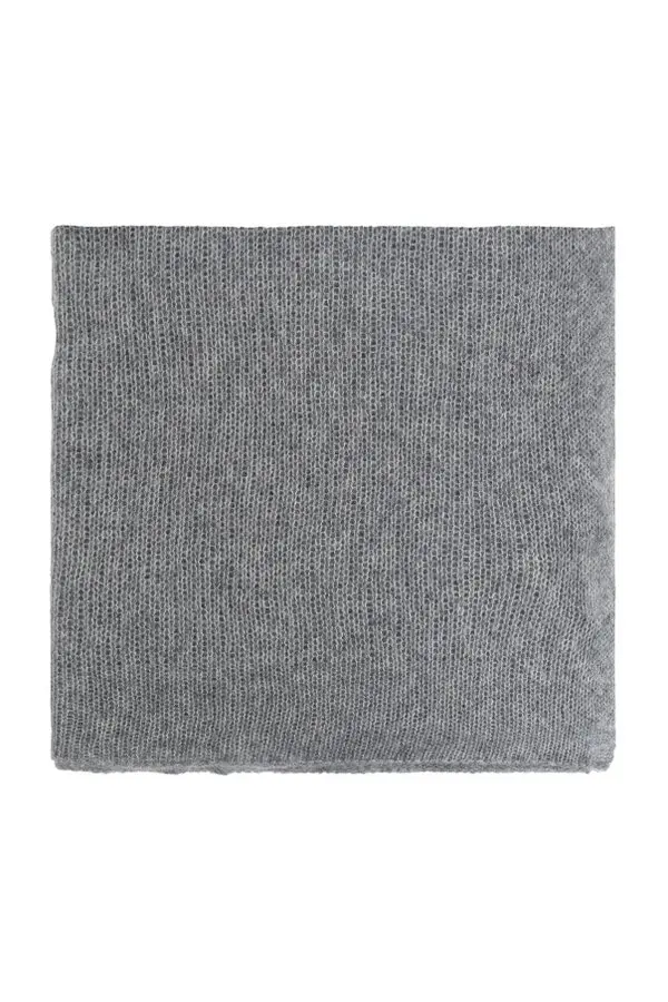 LISA YANG Ribbed Scarf - Gray