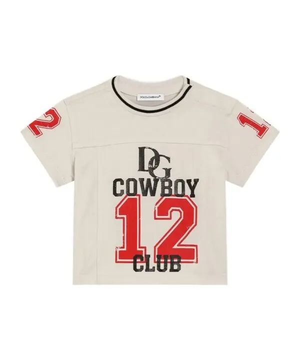 Dolce & Gabbana Graphic Print T-shirt - Beige