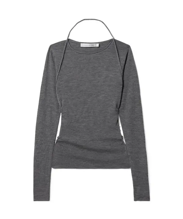 Christopher Esber Asymmetrical Long Sleeve Sweater