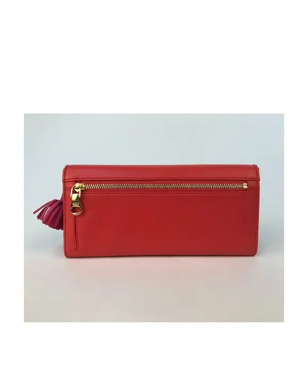 Loewe Zipper Wallet - Red