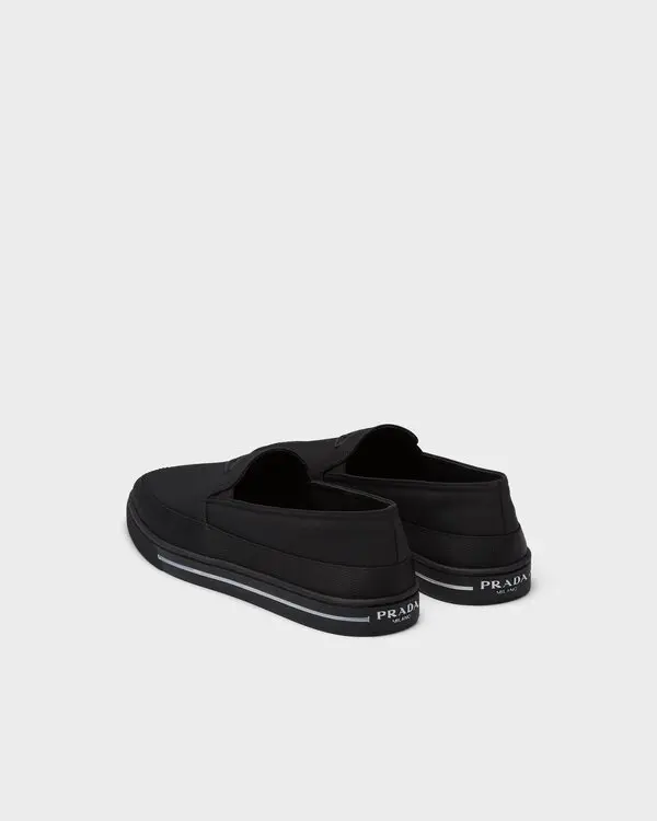 Prada Re-nylon Slip-on Sneakers - Black