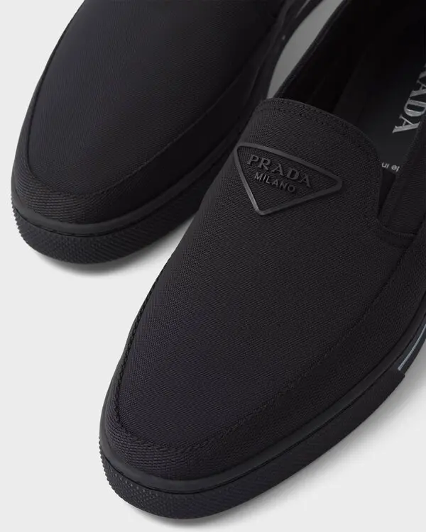 Prada Re-nylon Slip-on Sneakers - Black
