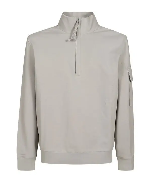 C.P. COMPANY Half-zip Hoodie With Stand Collar