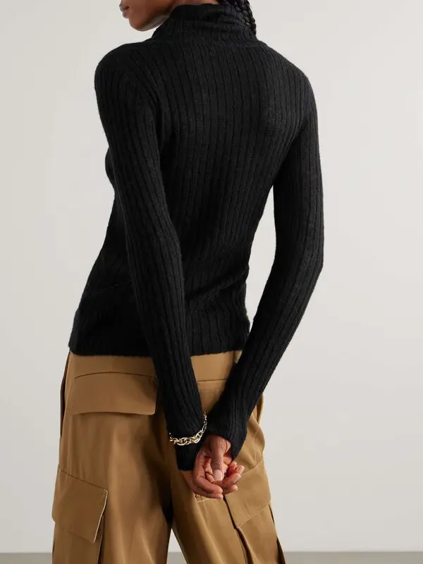 Dries Van Noten Ribbed Turtleneck Sweater