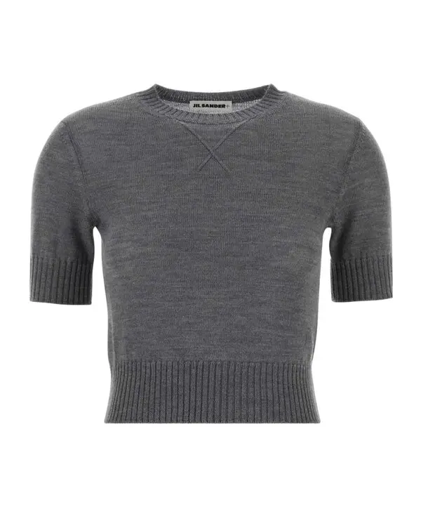 JIL SANDER Short-sleeved Knit Top