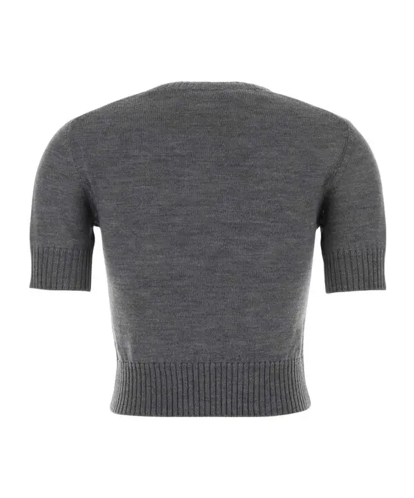 JIL SANDER Short-sleeved Knit Top