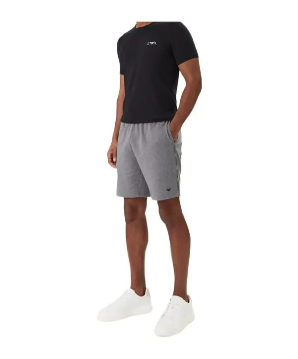 Emporio Armani Logo Drawstring Shorts - Grey