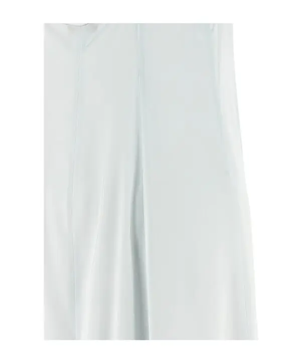 Peserico Punto Luce Satin Long Dress - Light Blue