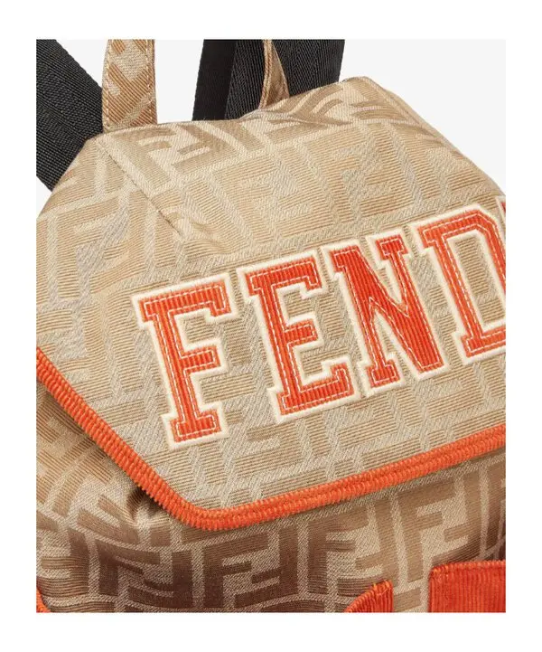 Fendi Ff Logo Backpack
