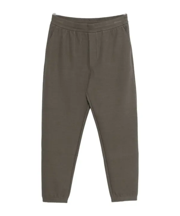 Emporio Armani Textured Track Pants - Brown