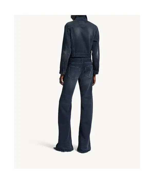 Balenciaga Curved Waist Jeans - Black