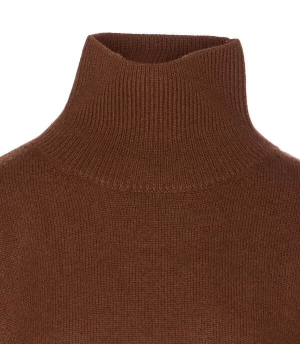 Loulou De Saison Luke High Neck Knitwear - Brown