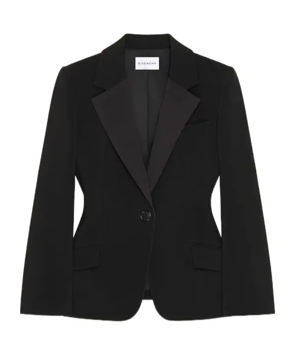 Givenchy Single-breasted Tuxedo Jacket In Wool
