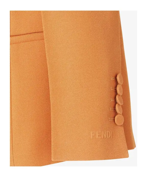 Fendi Double Breasted Tailored Blazer