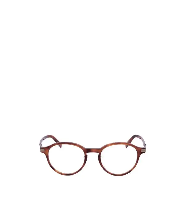 Zegna Round Frame Eyeglasses - Brown