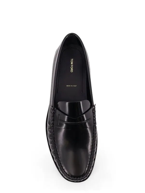 TOM FORD Round Toe Loafers