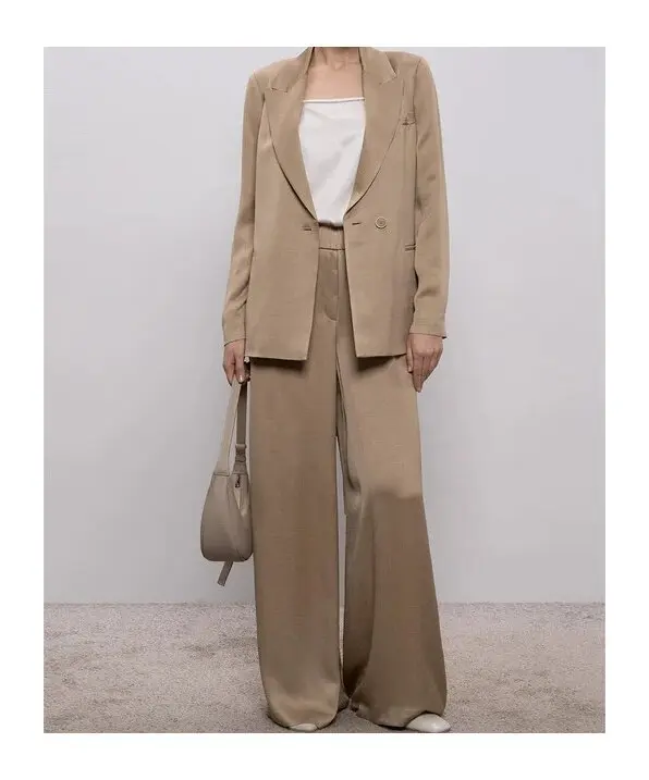 Peserico Belted Lapel Blazer
