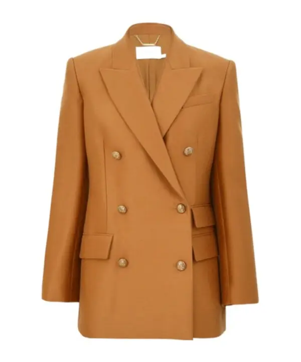 Zimmermann Hypnotic Double-breasted Blazer