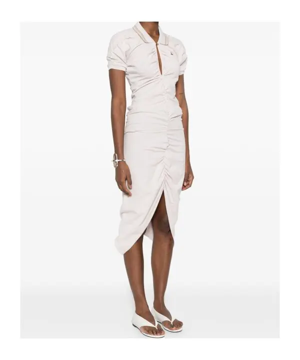 VIVIENNE WESTWOOD Draped Midi Dress - Lilac Ash