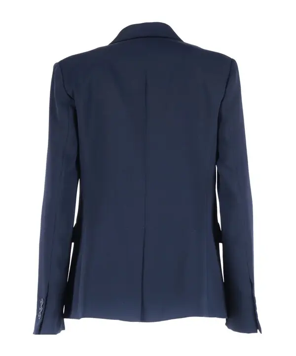 P.a.r.o.s.h Single-breasted Jacket With Notched Lapels - Blue