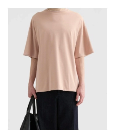 JIL SANDER Double Layer Crewneck T-shirt - Morganite