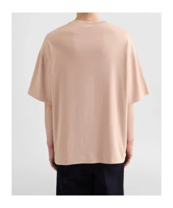 JIL SANDER Double Layer Crewneck T-shirt - Morganite