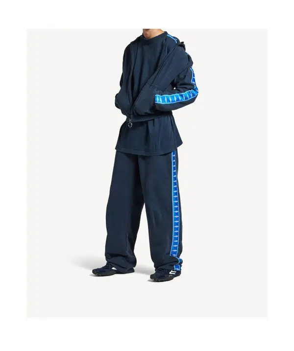 Balenciaga Stripe Baggy Pants - Black