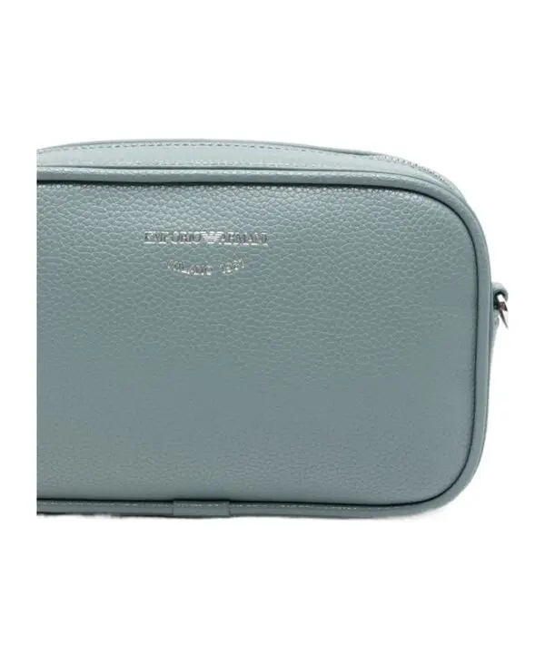 Emporio Armani Logo Strap Mini Shoulder Bag - Gray