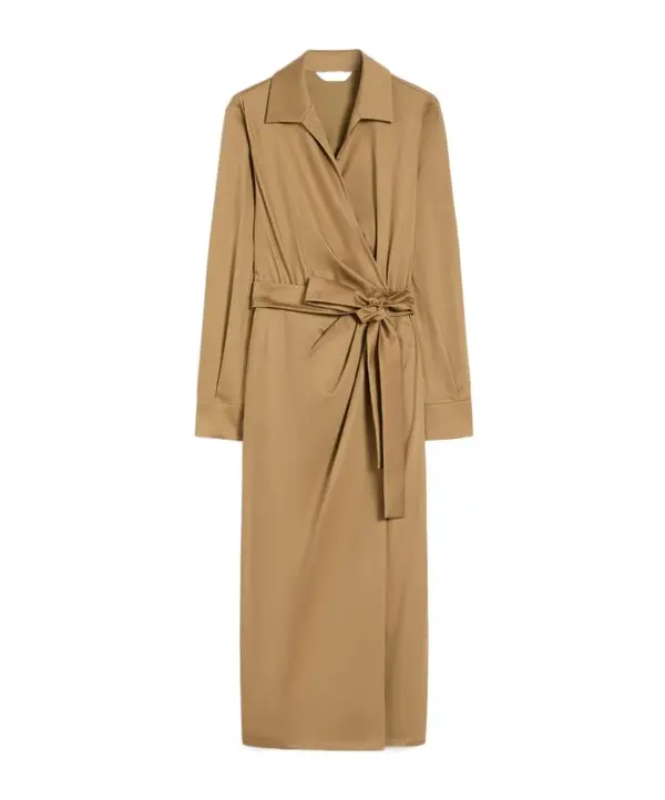 Max Mara Belted Midi Shirt Dress - Desert