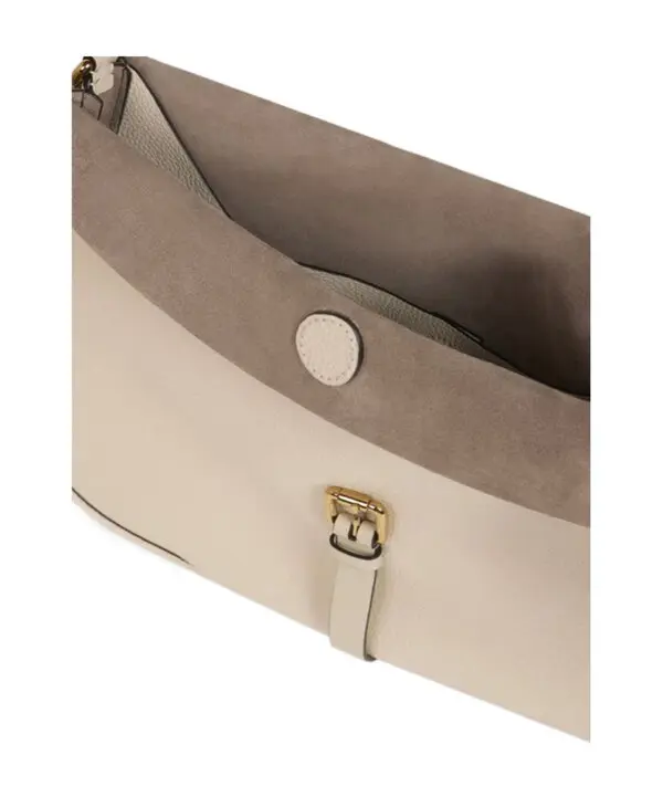 Etro Maxi Pony Shoulder Bag - Cream