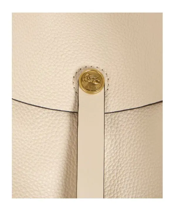 Etro Maxi Pony Shoulder Bag - Cream