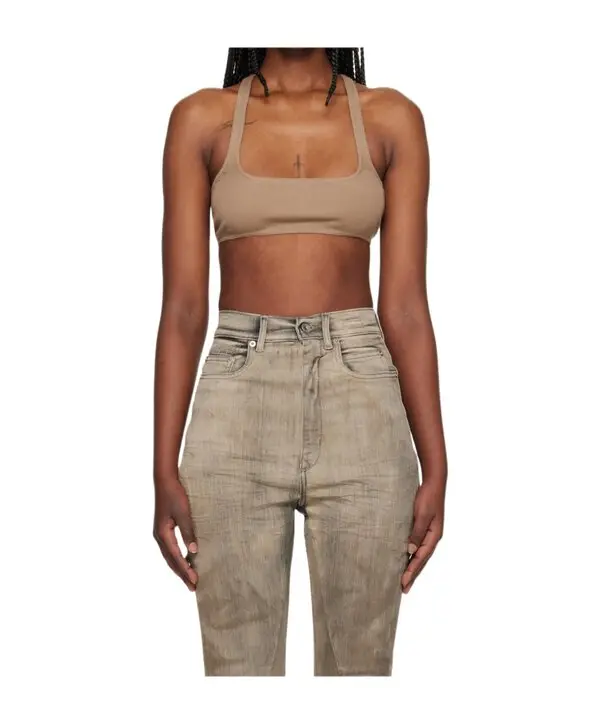 Rick Owens Square Neck Vest - Flesh