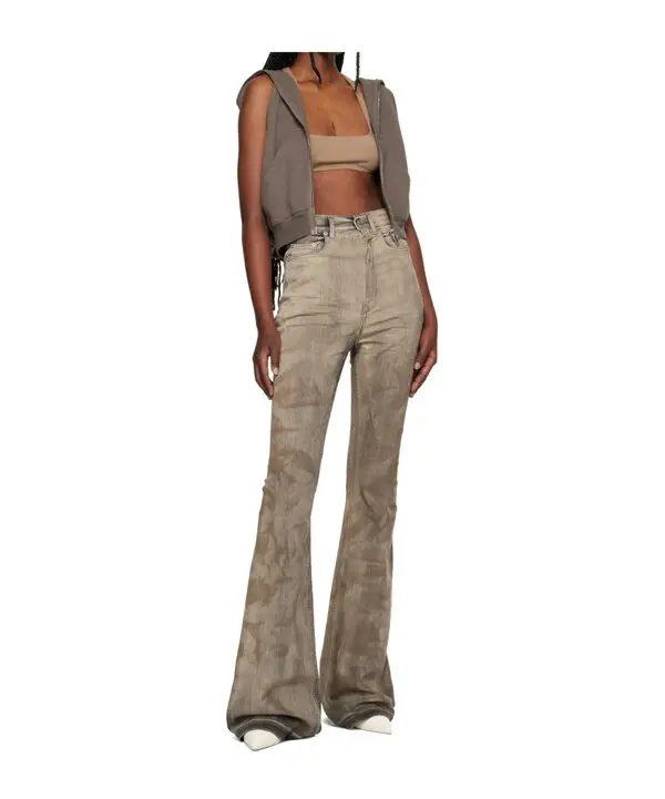 Rick Owens Square Neck Vest - Flesh