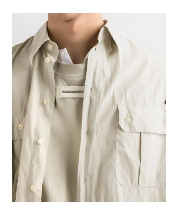 Dolce & Gabbana Dolce Gabbana Long-sleeved Poplin Shirt