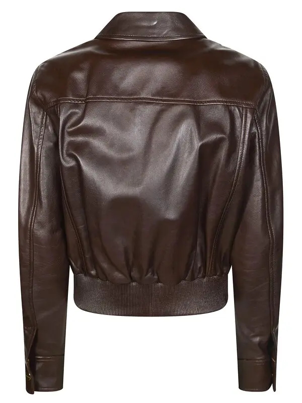 Max Mara Biada Leather Jacket