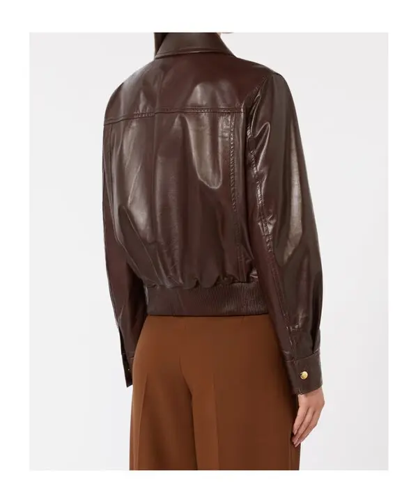 Max Mara Biada Leather Jacket