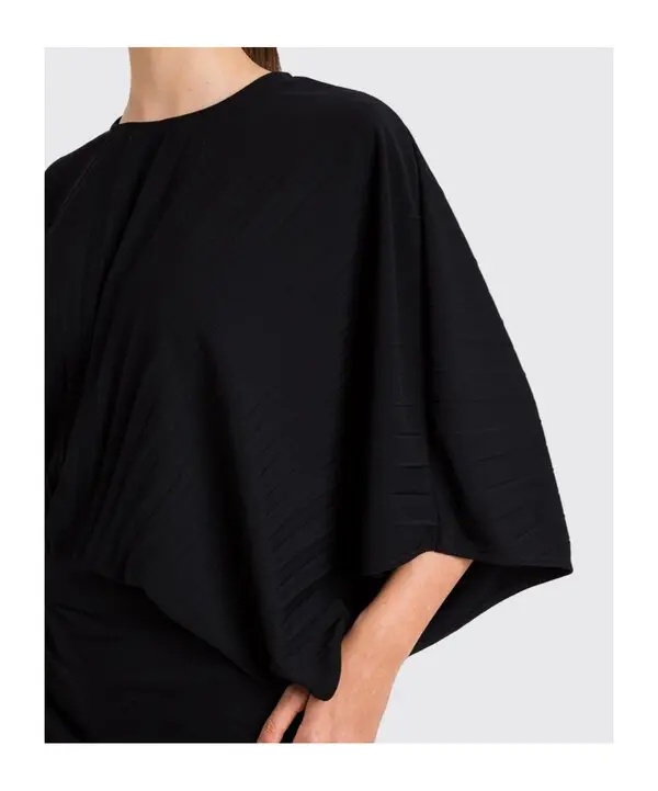 TWINSET Pleated Poncho Top