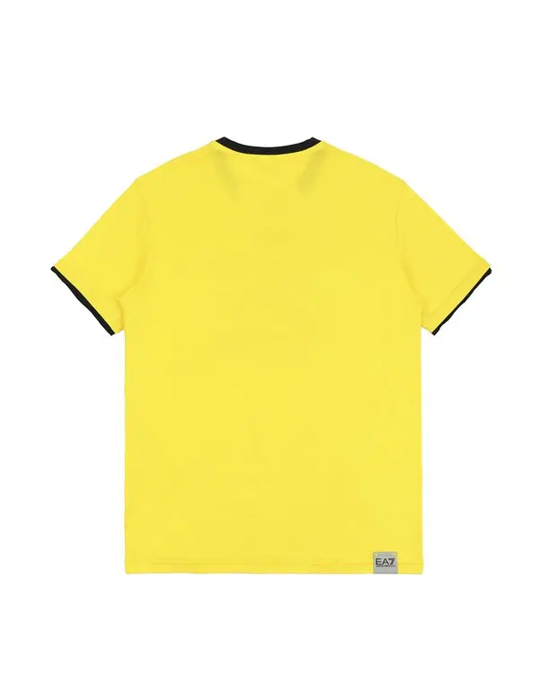EA7 Logo Round-necked T-shirt