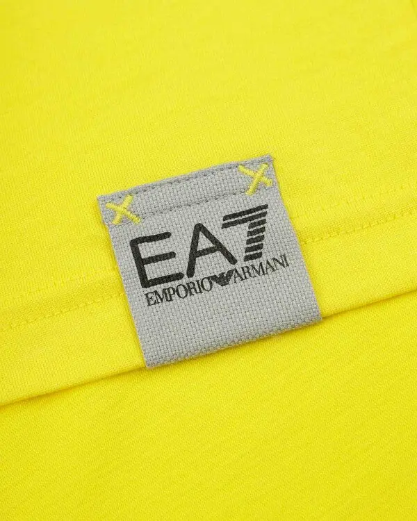 EA7 Logo Round-necked T-shirt