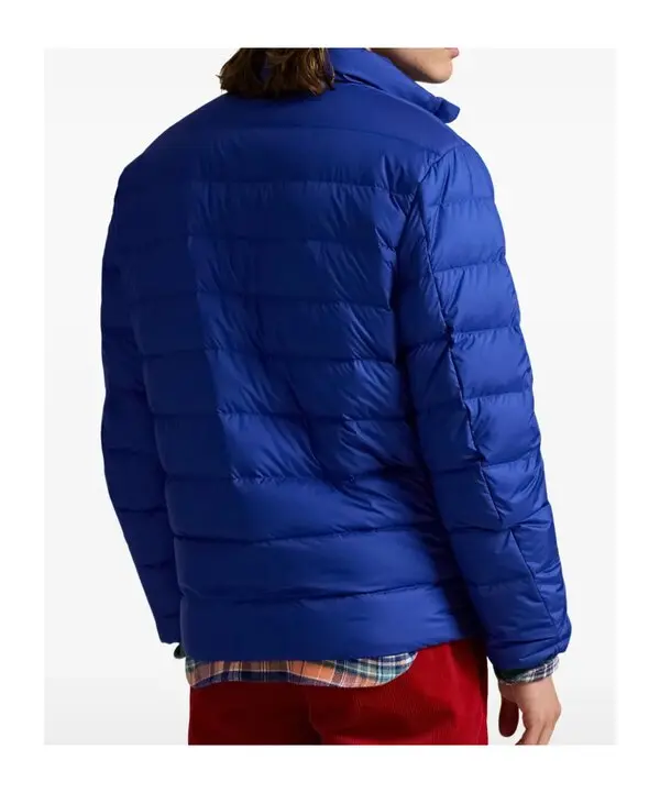 Polo Ralph Lauren Logo Embroidered Zip-up Jacket - Blue
